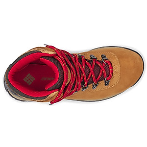 Columbia Women's Newton Ridge Plus Waterproof Amped, Elk/Mountain Red, 10 M US