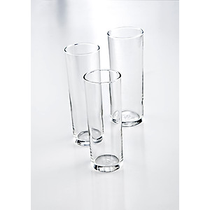 HISTORY COMPANY New Yorker “Skyscraper” Tallest Highball Cocktail Glass 2-Piece Set, Specific Glassware for Tall Drinks and Coolers (Gift Box Collection)