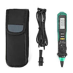 Pen Type Multimeter, Walfront MS8211D Portable LCD Display Digital Pen-Type Multimeter Auto Range AC/DC Non-Contact Voltage Current Resistance Diode Connectivity Detector Tester