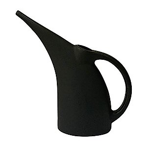 KP KOOL PRODUCTS Watering Can 1/2 Gallon - Small Watering Can for Indoor Plants - Outdoor Watering Can - Black Plant Waterer - Plastic Watering Can for Garden - 1 Pack