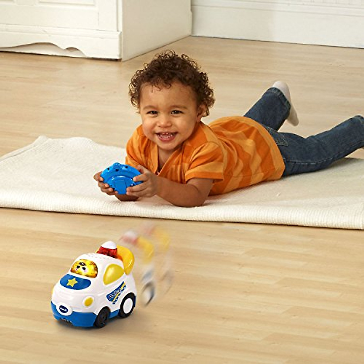 VTech Go! Go! Smart Wheels Speedway RC SmartPoint Racer Police Car