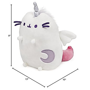 GUND Super Pusheenicorn Pusheen Unicorn Cat Plush Stuffed Animal, White, 9&quot;