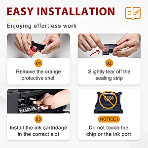 210XL Black Remanufactured Ink Cartridge Use for Canon PIXMA MP490 MP495 MP250 Printer 210XL Ink (2 Pack)