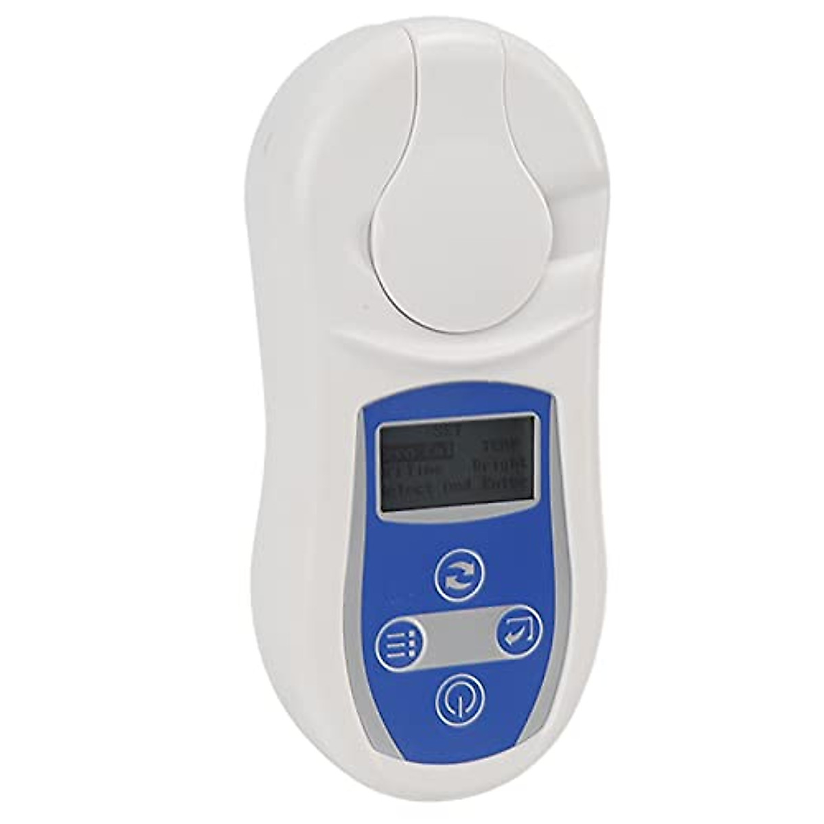 Brixmeter Refractometer 0-53% for Measuring Sugar Content in Fruit Honey Maple Syrup Sugar Beverages 0.1% Accuracy