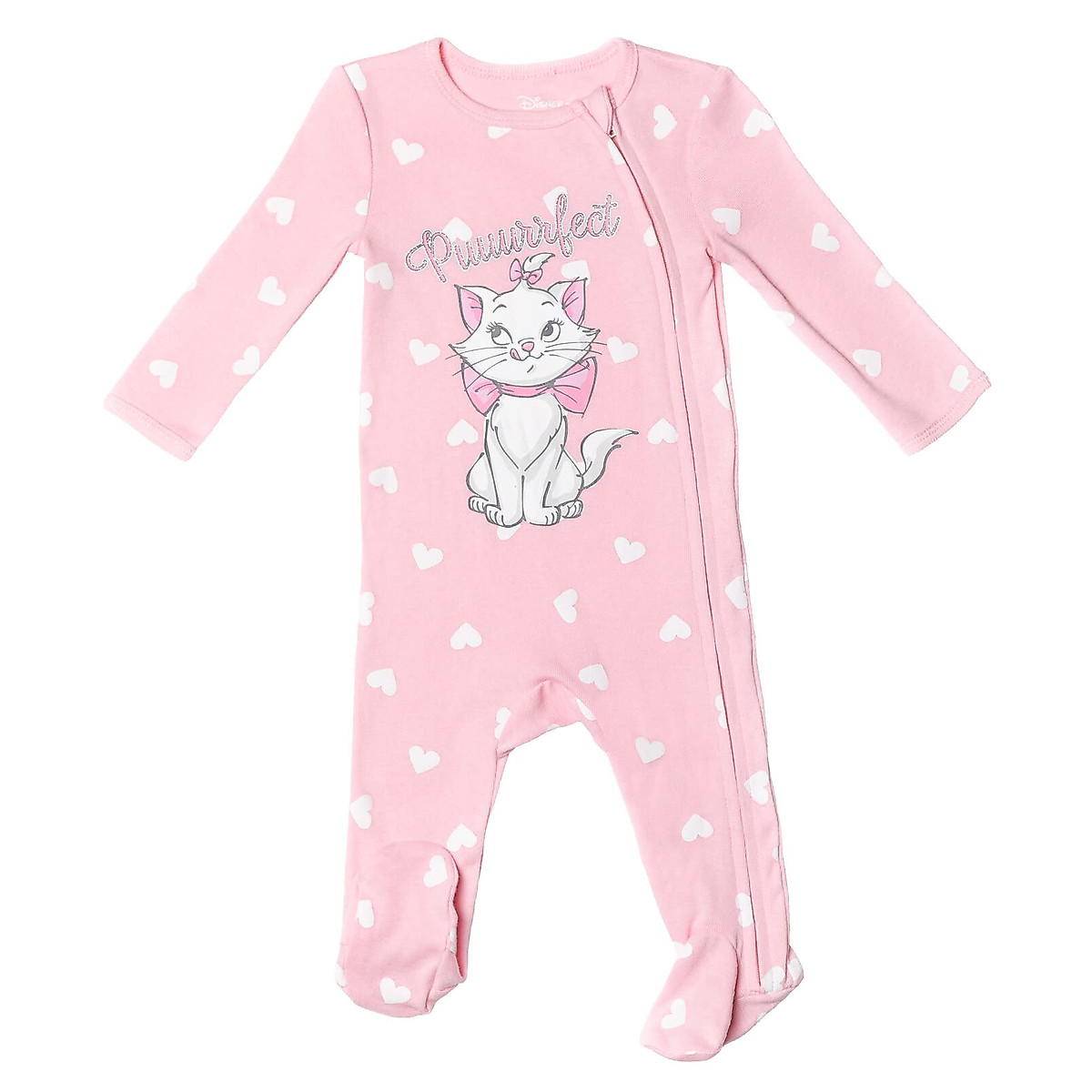 Disney Classics 101 Dalmatians Bambi Newborn Baby Girls 3 Pack Sleep N' Play Coveralls White/Pink/Gray 3-6 Months