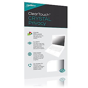 BoxWave Screen Protector Compatible with Ecobee Ecobee3 Lite - ClearTouch Crystal Privacy (2-Pack), Privacy Screen Protector Flexible Film Clear