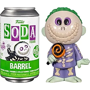 Funko Vinyl SODA: Disney The Nightmare Before Christmas - Barrel - 1/6 Odds for Rare Chase Variant - - (Styles May Vary) - Disney: The Nightmare Before Christmas - Collectable Vinyl Figure
