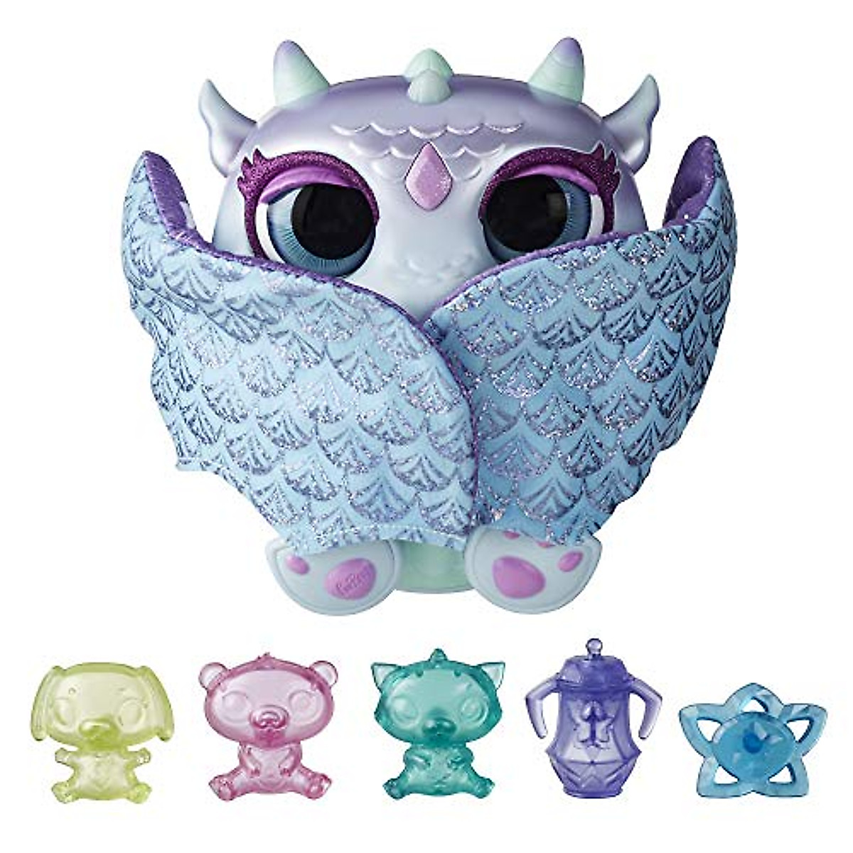 FurReal Moodwings Snow Dragon Interactive Pet Toy, 50+ Sounds & Reactions, Ages 4 and Up (Amazon Exclusive)