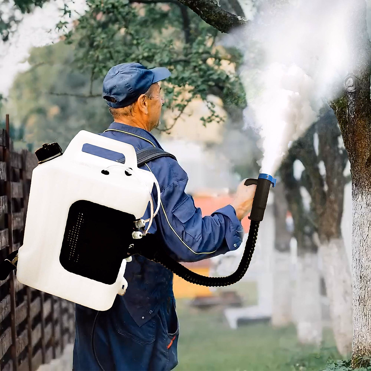 SYLVAN 2.0 HIGH Powered Corded ULV FOGGER Backpack Built-in HIGH Powered 1200w Electric Portable Cold Dual NOZZLES Sprayer