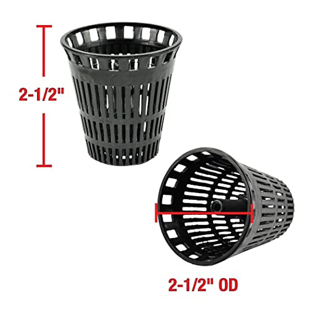 Danco 10739P Catcher Replacement Baskets for Stand-Alone Shower Trap | Hair Drain Clog Prevention, Pack of 6, Black, 6 Count