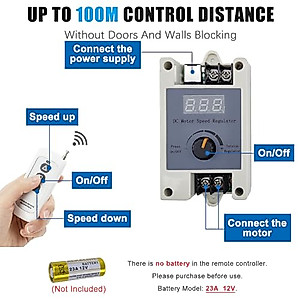 JQDML DIY Reciprocating Linear Motor DC 24V Long Stroke 1.18"-6" Adjustable Telescopic Motor 160rpm Variable Speed Pushing Force 30 lbs Max, with Stand Remote Controller Suction Cup (24V150mm160rpm)