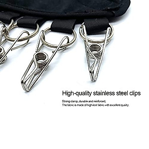 G GENLEAS 2 Pack 12 Hat Organizer Hook Loop Tape Cap Stainless Steel Organizer Hanger, Folding Clothes Hangers Foldable Clothes Drying Rack for Travel Circle Shape