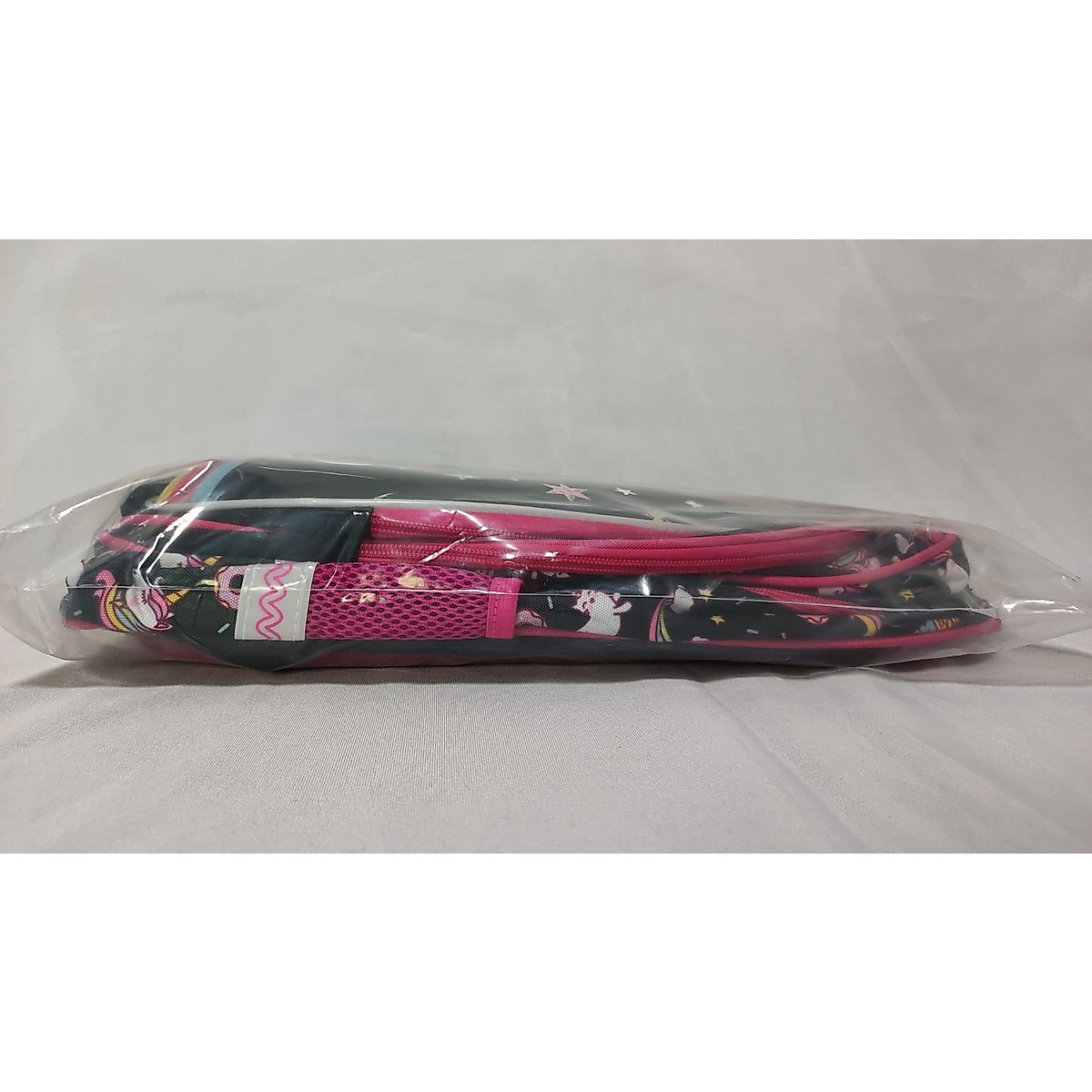 Tanou 2022 Kids Backpacks for Girls, 16'' Lightweight Breathable School Backpack, Cute Bookbags with Reflective Strip for Children 5-12 Years, Black Unicorn