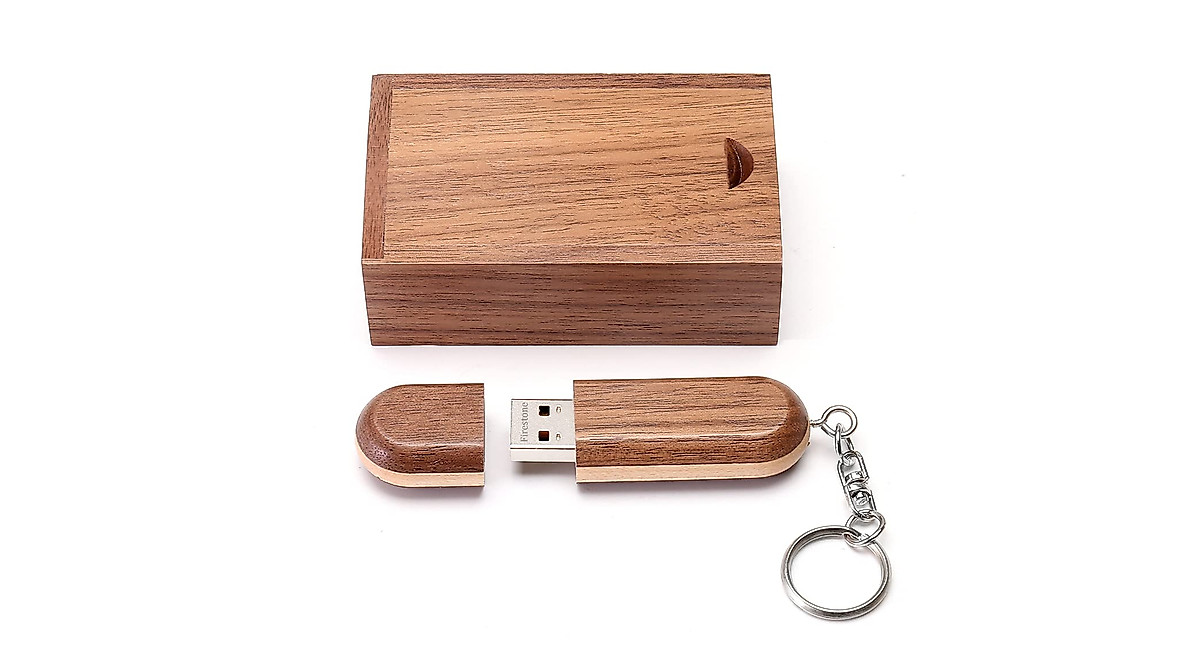 Stylish USB 3.0 Flash Drive with Wooden Box - 32GB