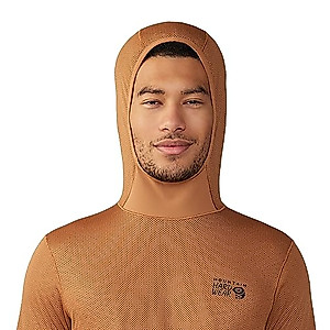 Mountain Hardwear Men's AirMesh Hoody, Copper Clay, Large