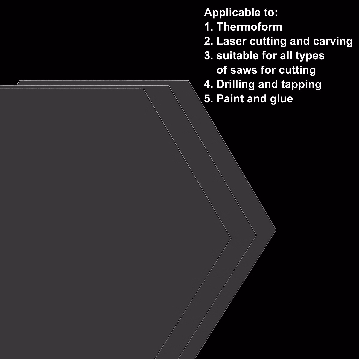 Qjaiune 6pcs 2mm Acrylic Blanks for Light Base, Hexagon Shaped Acrylic Sheet Acrylic Panel Sign Blank with Protective Film, Clear Plastic Blanks for LED DIY Display Projects Craft