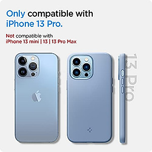 Spigen Silicone Fit Mag (MagFit) Compatible with MagSafe Designed for iPhone 13 Pro Case (2020) - Sierra Blue