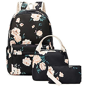 JIANYA School Backpack for Teen Girls School Bags Lightweight Kids Girls School Book Bags Backpacks Sets