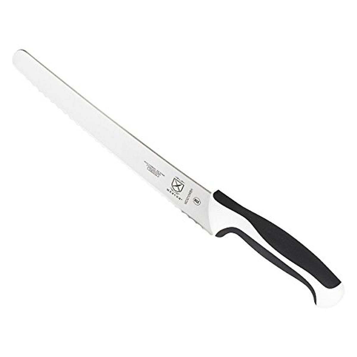 Mercer Culinary - M23210WBH Mercer Culinary Millennia 10-Inch Wide Wavy Edge Bread Knife, White