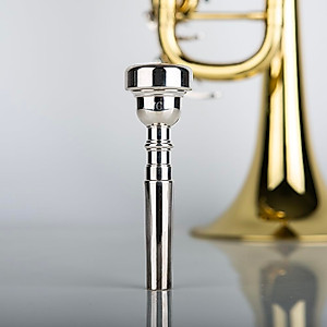 Glory Silver Plated Bb Trumpet Mouthpiece,7c