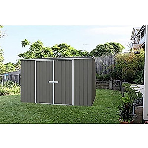 Outdoor Storage Shed, Storage Shed and Tool Shed Storage Sheds 10 x 10 ft. Galvanized Steel & Metal Storage Shed