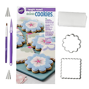 Wilton "I Taught Myself To Decorate Cookies" Cookie Decorating Kit with How-To Booklet