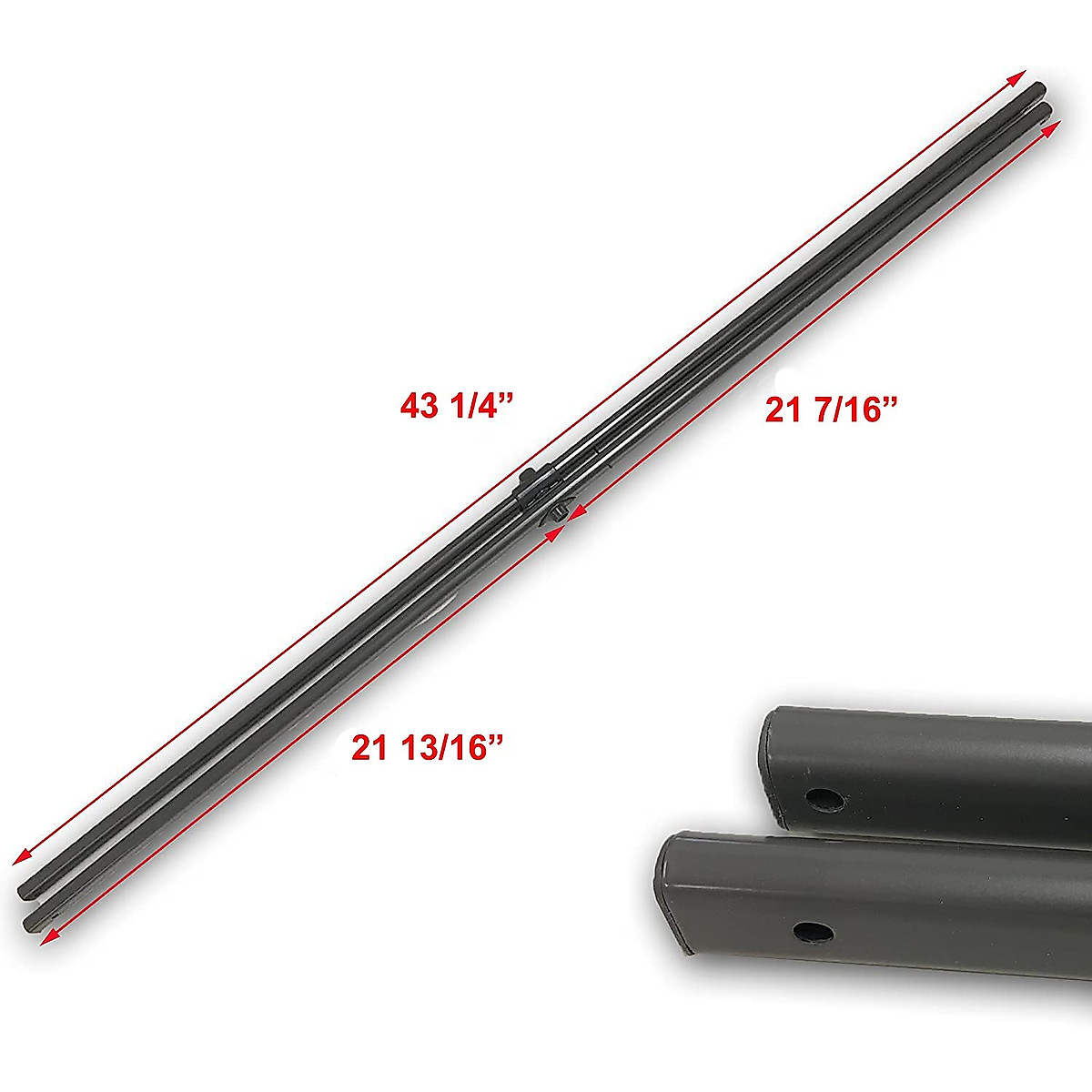 Replacement Parts forColeman for Coleman 13'x13' Canopy 1-Push Center Hub Shelter from Costco Side Truss Bar Canopy Replacement Parts, Gray