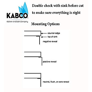 KABCO 33 Inch Big Single Bowl Apron Front Farmhouse Kitchen Sink with Sink Strainer and Sink Grid, Laser Cut Rust Resistant Sound and Heatproof Stainless Steel 16 Gauge Undermount Farmhouse Sink