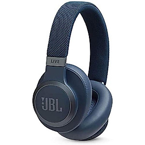 JBL Live 650BTNC - Around-Ear Wireless Headphone with Noise Cancellation - Non Retail Packaging (Blue)