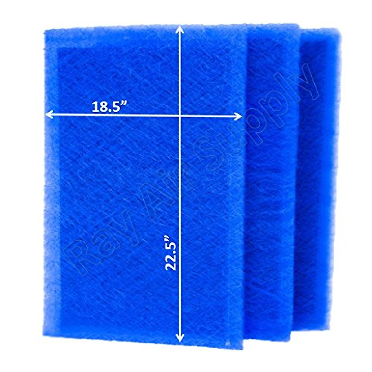 RAYAIR SUPPLY 20x25 Pristine Air Cleaner Replacement Filter Pads 20X25 Refills (3 Pack)