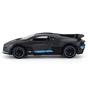 Bugatti Divo Diecast Car,Zinc Alloy Casting Model Toy Car Pull Back Car,1/32 Scale - Toy Gift for Kids Toddlers Boys and Girls (Gray)