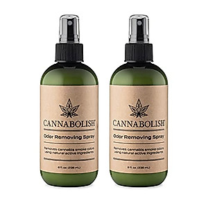 Cannabolish Wintergreen Smoke Odor Eliminator Spray and Air Freshener, 8 fl. oz, Natural Ingredients (Pack of 2)
