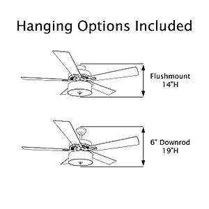 RIVER OF GOODS Alabaster LED Mesh Caged Ceiling Fan - 52" L X 52" W - White/Oak Wood-Grain Blades