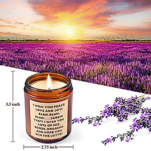 VteePck Birthday Gifts for Women, Friend Gifts for Women, Scented Soy Candles, Funny Birthday Gifts for Her Friends Wife Girlfriend, Bday Gift for Sister Coworker, Lavender Candle Gifts for Women