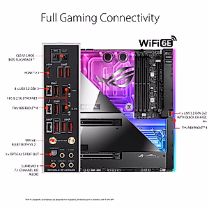 ASUS ROG Maximus Z690 Extreme Glacial(WiFi 6E)LGA 1700(Intel 12th Gen)EATX gaming motherboard(Integrated EK Ultrablock,PCIe5.0,DDR5,24+1 power stages,5x M.2,PCIe 5.0 M.2,10Gb&2.5GbLAN,2xThunderbolt 4)