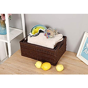 Elevon BalanceFrom Handmade Storage Baskets Organizer Bins, Set of 3