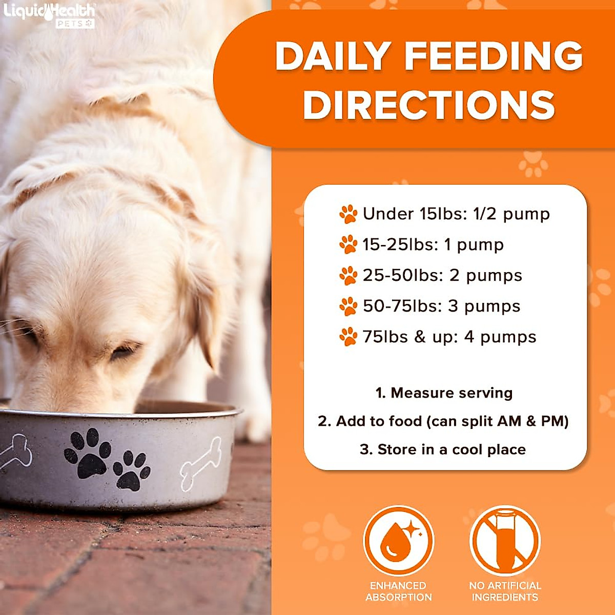 Liquid Health Pets K9 Omega 3 Fish Oil for Dogs - Liquid Omega 3 for Dogs with EPA + DPA + DHA, Dog Shedding Suplement May Reduce Itching and Support Joint, Immunity, Brain & Heart Health (3pack)