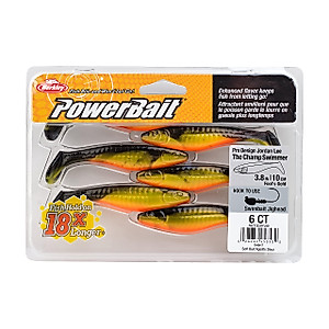 Berkley Powerbait The Champ Swimmer Fishing Soft Bait, Fool's Gold, 3.8"