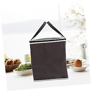 Anneome Crock Insulated Bag Pizza Carrier Bag Insulated Picnic Bag Grocery Tote Pizza Bag Insulated Lunch Bag Catering Bag Transport Bag Grocery Shopping Bags Insulated Coffee Cloth