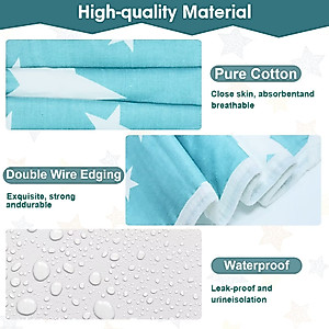 Reusable Pee Pads for Guinea Pigs Set of 6 - Washable Guinea Pig Cage Liners - Pet Mat for Small Animal Cage - Small Animal Bedding for Hamster Bunny Puppy Kitten