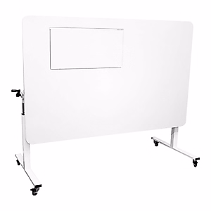 Kangaroo Sewing Furniture Tasmanian II Height Adjustable Cutting Table Sewing Workstation - White