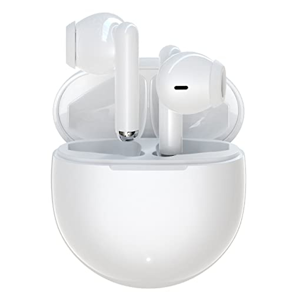 Wireless Earbuds, Wondelute Bluetoth Earbuds, IPX5 Waterproof Wireless Earphones Touch Control, Bluetoth 5.3 Earbuds Built-in Microphone, 25 Hrs with HiFi Bass earphones for i/Phone/Android/Sports