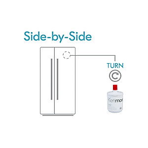 Kenmore 79551012010 9890 Replacement Refrigerator Water Filter, 1 Count (Pack of 1), White