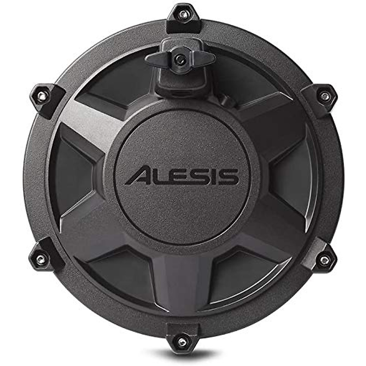 Alesis Nitro 8 Inch Single-Zone Mesh Tom Pad with Clamp and Silverline Audio 10ft Trigger Cable Bundle