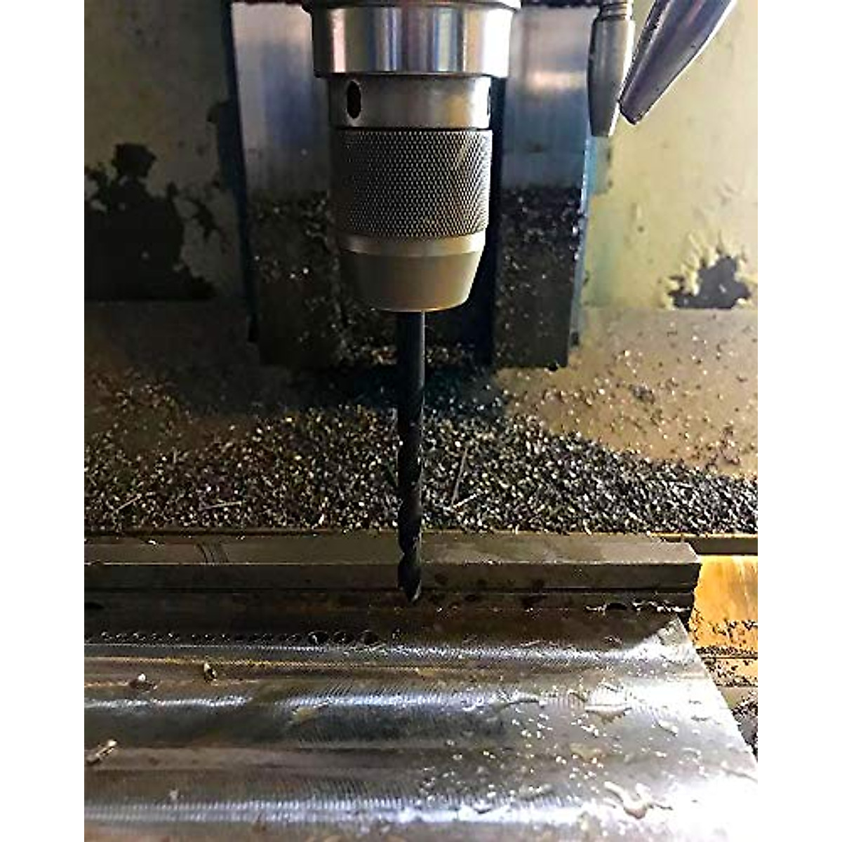 MAXTOOL 1/8"x12" 4pcs Identical Aircraft Extension Drills HSS M2 Extra Long Deep Twist Drill Bits Straight Shank Fully Ground Black; ACF02B12R08P4