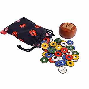 Linda Li New! - American Mahjong Set The Artisan Collection: Butterfly Series – in Black Poppy Soft Bag