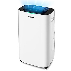 Dehumidifier 4000 Sq. Ft 50 Pint ,ROCSUMOO Dehumidifiers for Home Basements Bedroom with Drain Hose | Quiet Dehumidifier for Medium to Large Room | Dry Clothes Mode | Intelligent Humidity Control with 24HR Timer (White)