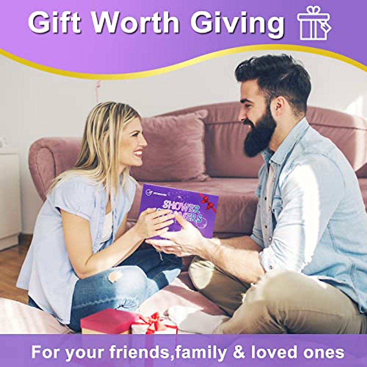 Shower Steamer Purple Cover