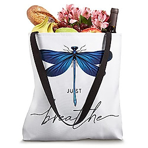 Just Dragonfly Tattoodesign Summer Breathe Meditation Yoga Tote Bag