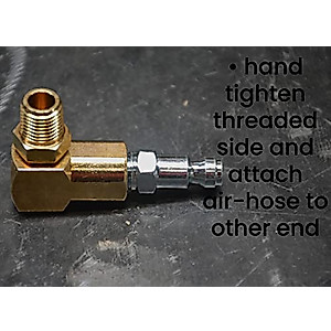 Hot Max 28130 Tru-Flate 1/4-Inch x 1/4-Inch Male NPT Plug, 10-Pack